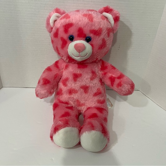 Toys | Pink Hearts Bear Build A Bear Teddy Bear 222 Valentines Bear ...